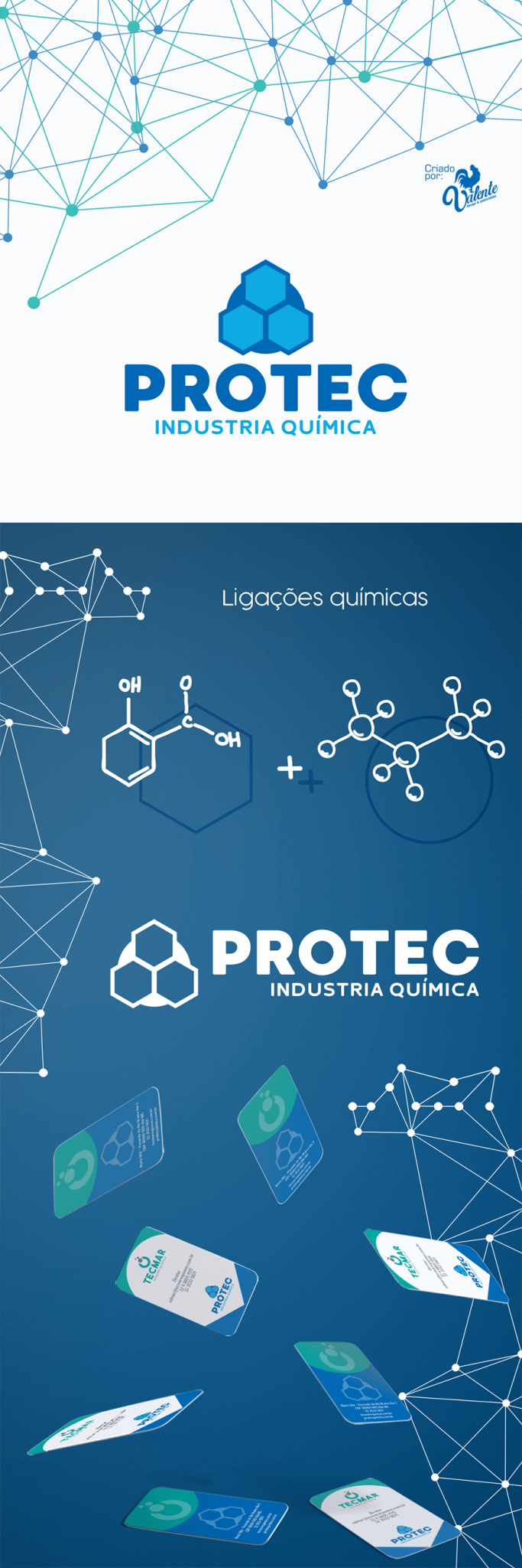 Logotipo Protec Indústria Química - Agência de Marketing - Valente ...